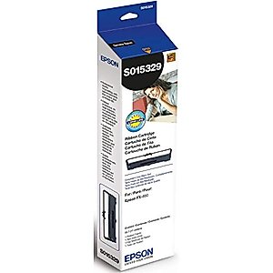 Epson S015329 FX-890 Fabric Ribbon -Cartridge (Black) in Retail Packaging