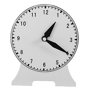 ULTECHNOVO 1pc Clock Model Clocks Brain Toy Toys for Learning to Tell Time Tools Desktop Clock Puzzle Toy Clock Props Tabletop Clock Plastic Learning Bell Concise Student