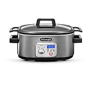 De'Longhi Livenza Programmable Slow Cooker with Stovetop-Safe Pot