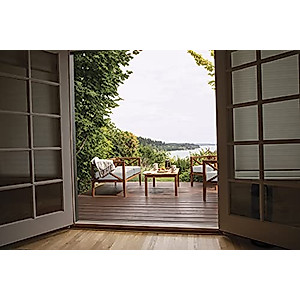 Classic Accessories Ravenna Water-Resistant 23 x 23 x 5 Inch Square Outdoor Seat Cushion Slip Cover, Patio Furniture Chair Cushion Cover, Mushroom, Patio Furniture Cushion Covers