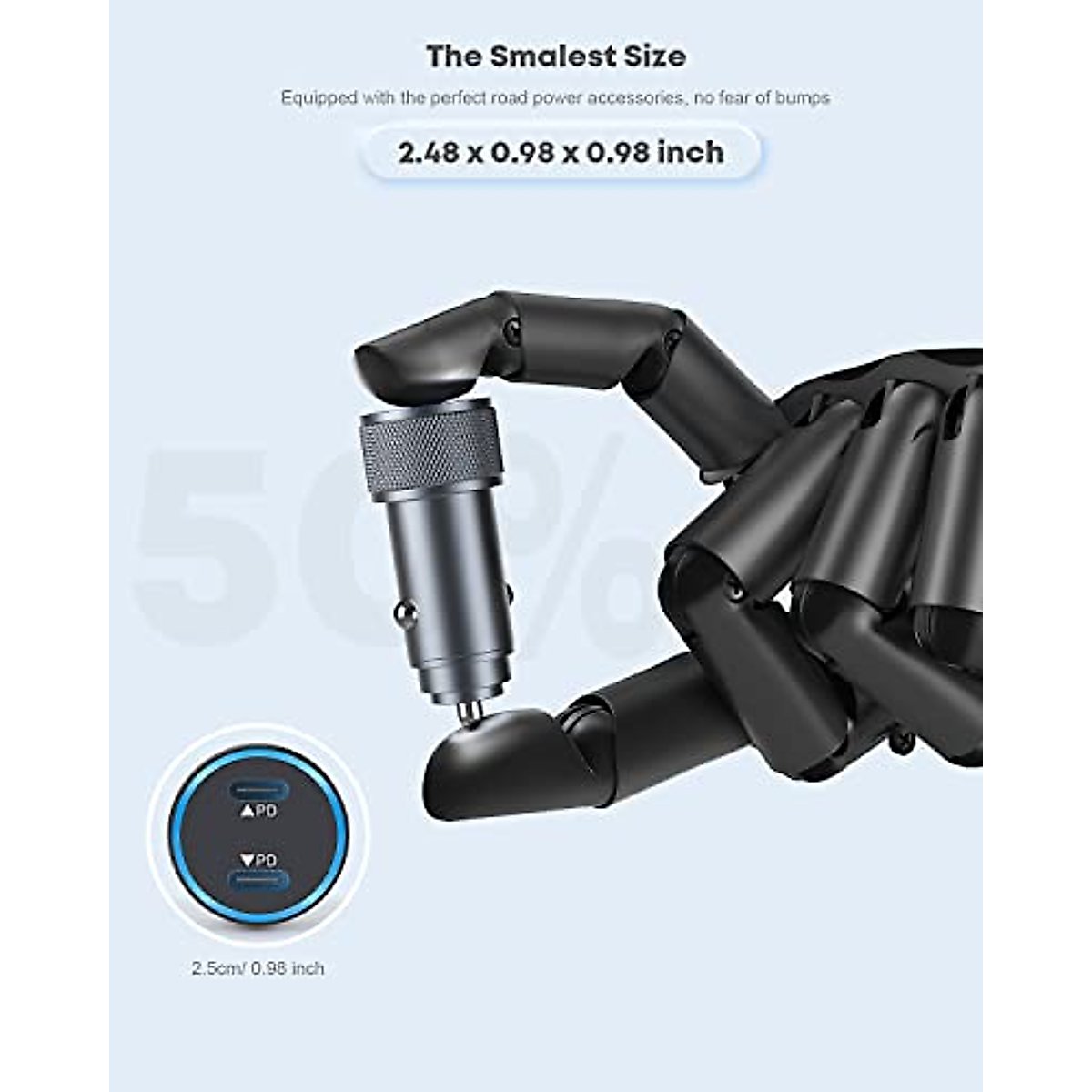 [Apple MFi Certified] iPhone Fast Car Charger, 40W Dual Port USB C Fast Charging Type C Charger Cigarette Lighter Adapter with【2 Pack】3FT USB C to Lightning Cable for iPhone 13/12/12 Pro/iPad/Airpods