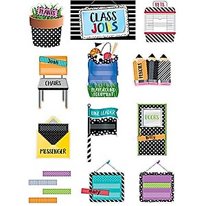 Creative Teaching Press Mini Bulletin Board Bold and Bright Class Jobs (2184)