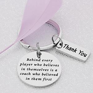 Kivosliviz Soccer Coach Gift Keychain Coachs Thank You Gift Baseball Coach Gifts Cheer Coach Gifts for Women