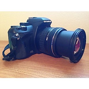 Olympus E-420 Black SLR Digital Camera with 14-42mm Zoom Lens & 2.7" LCD