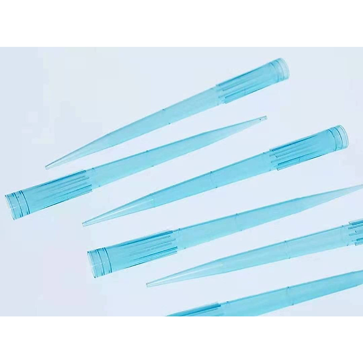TYQILIN 1000uL Pipette Tips 1000 PCS per Bag Blue Laboratory Universal Plastic Liquid Pipette Pipettor Tips