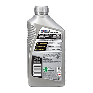 Mobil 1 Advanced Full Synthetic Motor Oil 5W-30, 6-pack of 1 quarts