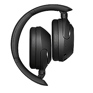 Sony WH-XB910N EXTRA BASS Noise Cancelling Headphones, Wireless Bluetooth Over the Ear Headset with Microphone and Alexa Voice Control, Black