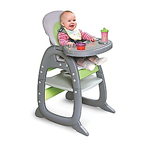 Envee II Baby High Chair with Toddler Playtable and Chair Conversion
