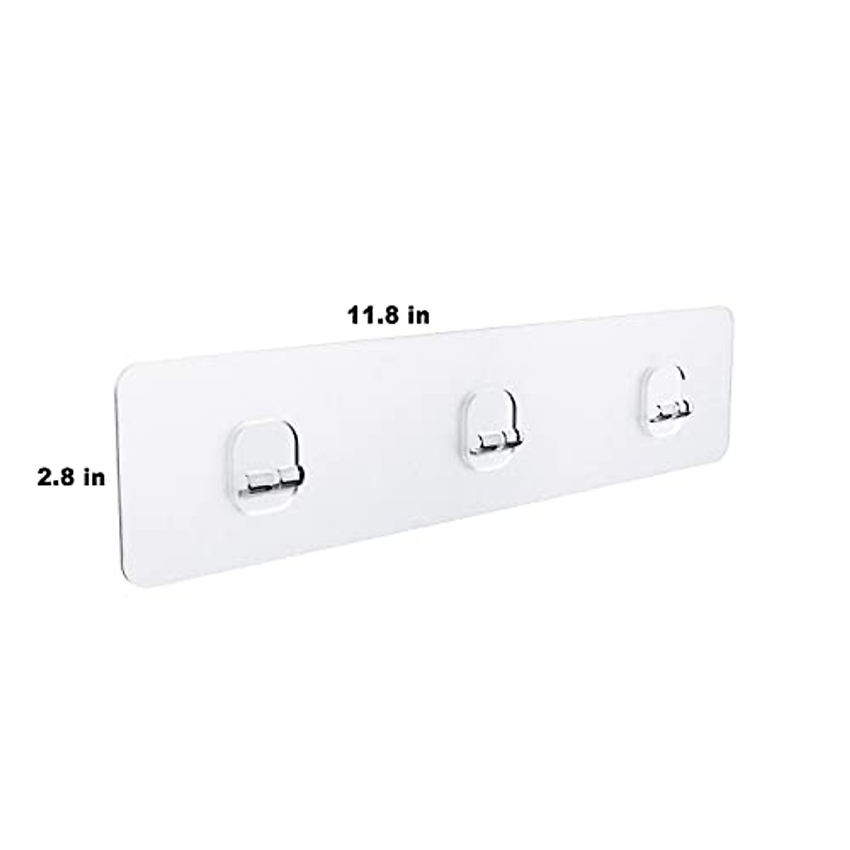 Mivvosakuki 2pcs Shower Caddy Adhesive Replacement,Shower Shelves Adhesive Strip Pad Shower Organizer Sticker Replacement Bathroom Heavy Duty Strong Sticky Wall Adhesive