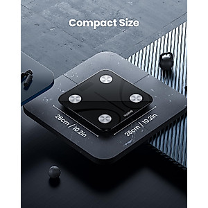 RENPHO Bluetooth Scale for Body Weight, Smart Weight Scale Digital Body Fat BMI Bathroom Scale, Elis 1 Body Composition Monitor with Health Analyzer, 396 lbs