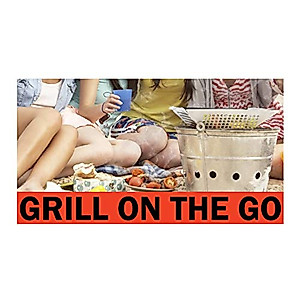 Professional Grade Stainless Steel Grill Basket, BBQ Accessories, Meats, Vegetables, Seafood, Pizza, Kabob. Fits Charcoal, Gas Grills Camping Cookware Grill Tool Gift for Dad