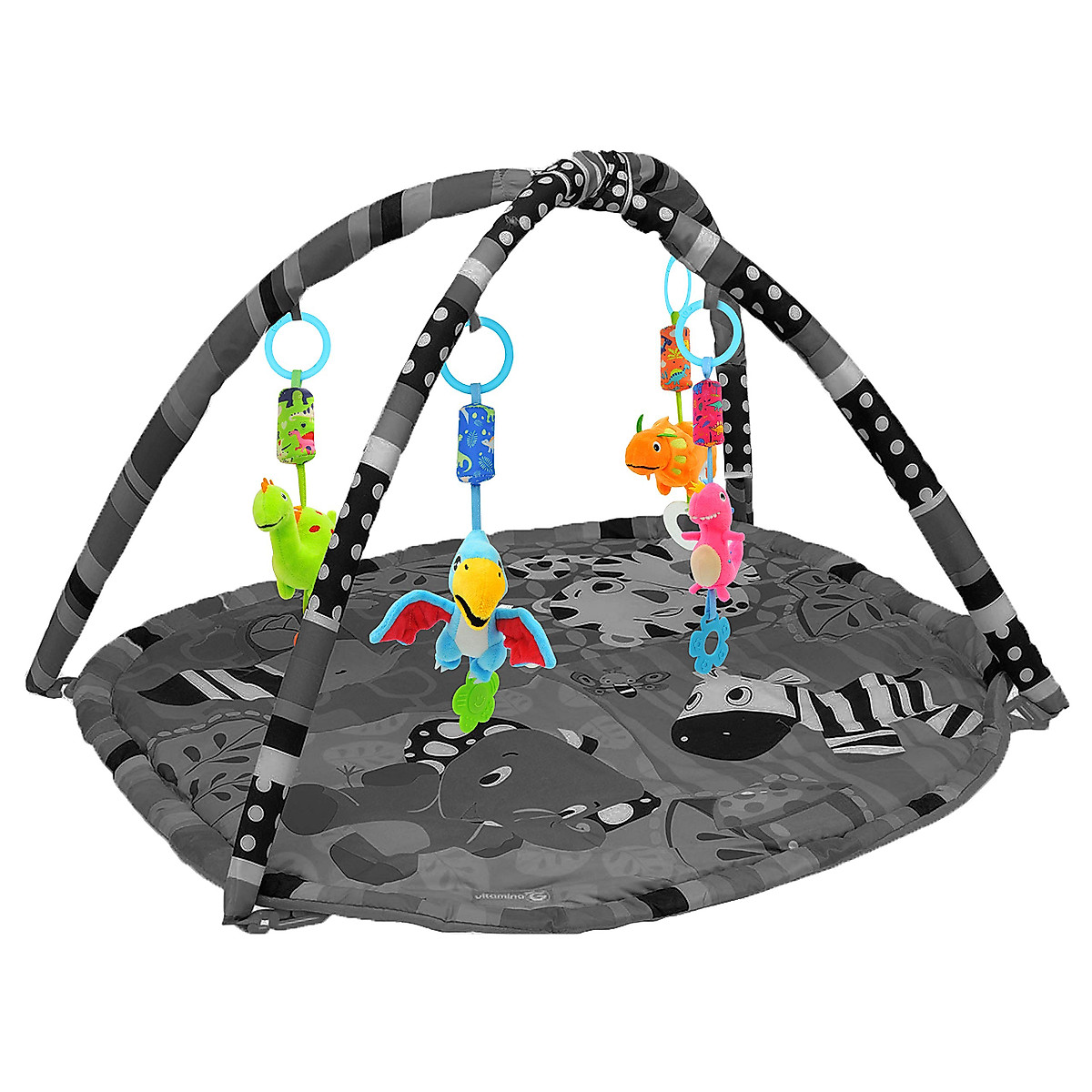 gebra Baby Toys for 0 3 6 9 12 Months, Soft Rattle Wind Chime Car Seat Crib Stroller Toys, Dinosaur Baby Hanging Toys Birthday for Baby Boys and Girls