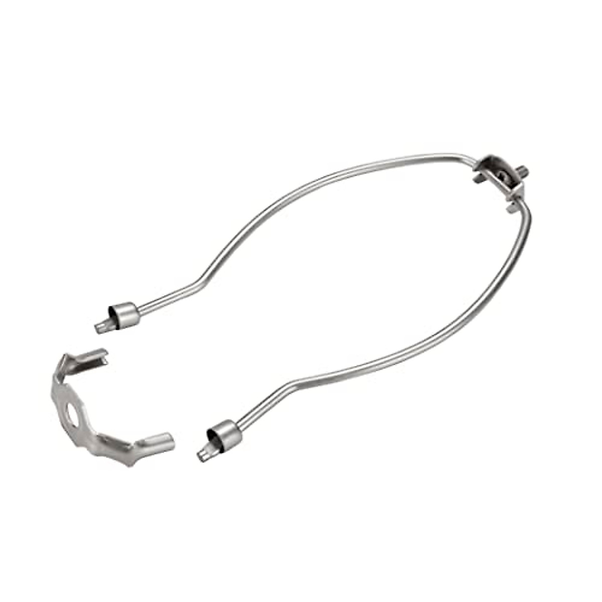 Aspen Creative 20006-2 10" Lamp Harp with Saddle, Satin Nickel