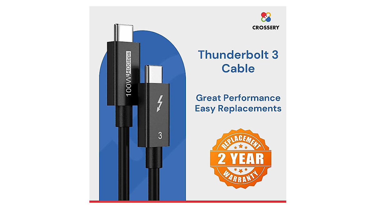 Thunderbolt 3 Cable for MacBook - Supports 100W Charging & 40Gbps Data ...