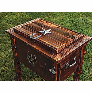 Leigh Country TX 94012 54Qt. Cooler Char-Log, 54 Quart, Brown