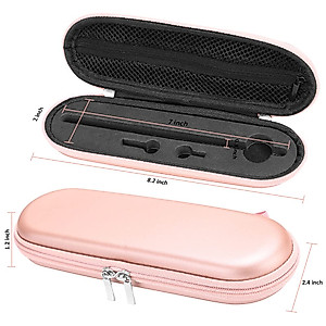 TITACUTE for Apple Pencil Case Carrying Case Hard Foam Zipper Shockproof Protective Travel iPencil Case Holder for Apple Pencil 1st Generation 2nd Gen for iPad 10 Pro Stylus Pen Charger Cable Adapter
