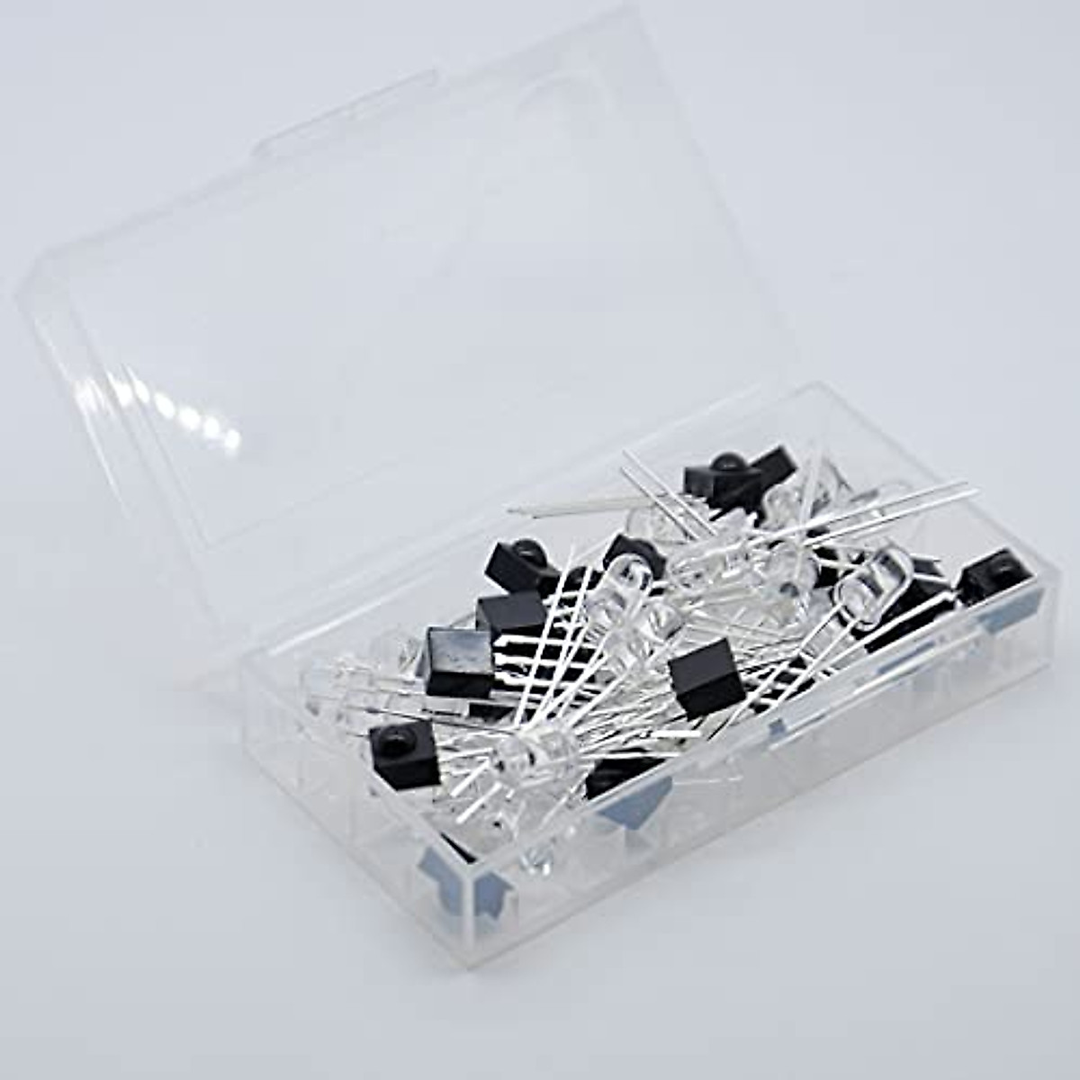 Gikfun 5mm 940nm LEDs Infrared Emitter IR Emission and IR Receiver Diode for Arduino (Pack of 40pcs) EK1964