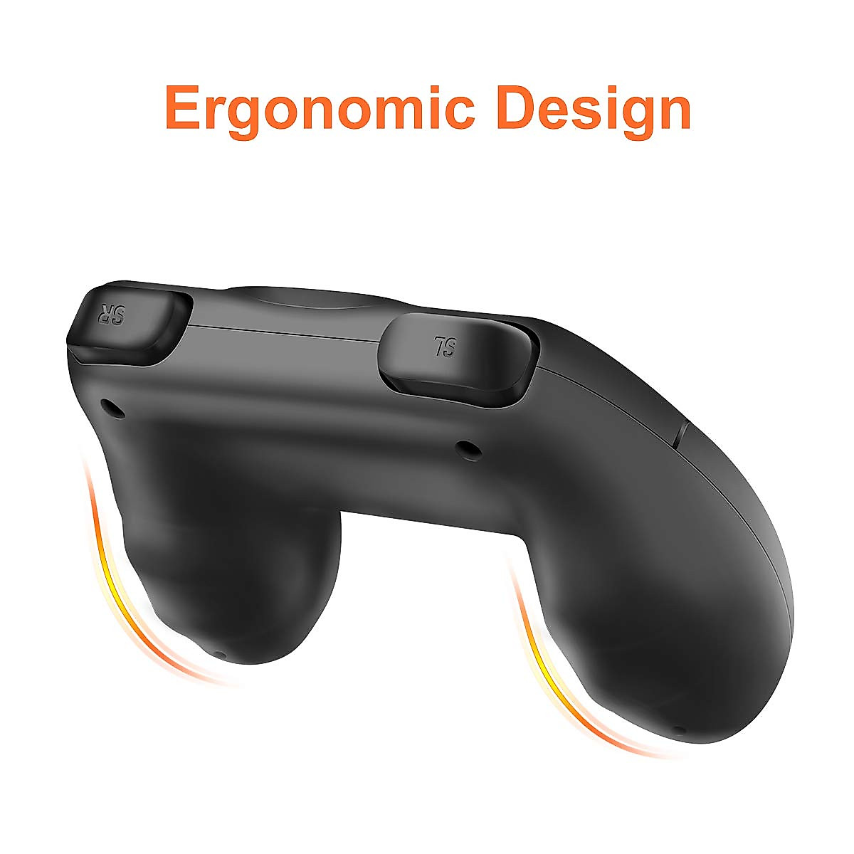 Joy Con Grip for Nintendo Switch Joy-Con 4-Pack/Wear-Resistant Smooth Surface Handle Kits with 6PCS Cat Paw Silicone Thumb Joystick Caps Cover