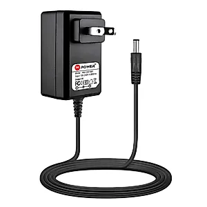 PK Power 9V AC Adapter for Crosley Cruiser Portable Turntable Record Player, Power Supply for CR8005A CR8005A-OR CR8005A-BK CR8005A-GR CR8005A-PI CR8005A-BL CR8005A-TW 6.6FT