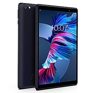 PRITOM Android Tablet 8 inch Android Tablet, 2GB RAM, 64GB ROM, Quad Core, HD IPS Screen, 8.0 MP Rear Camera, Wi-Fi, Bluetooth, Tablet PC, Black