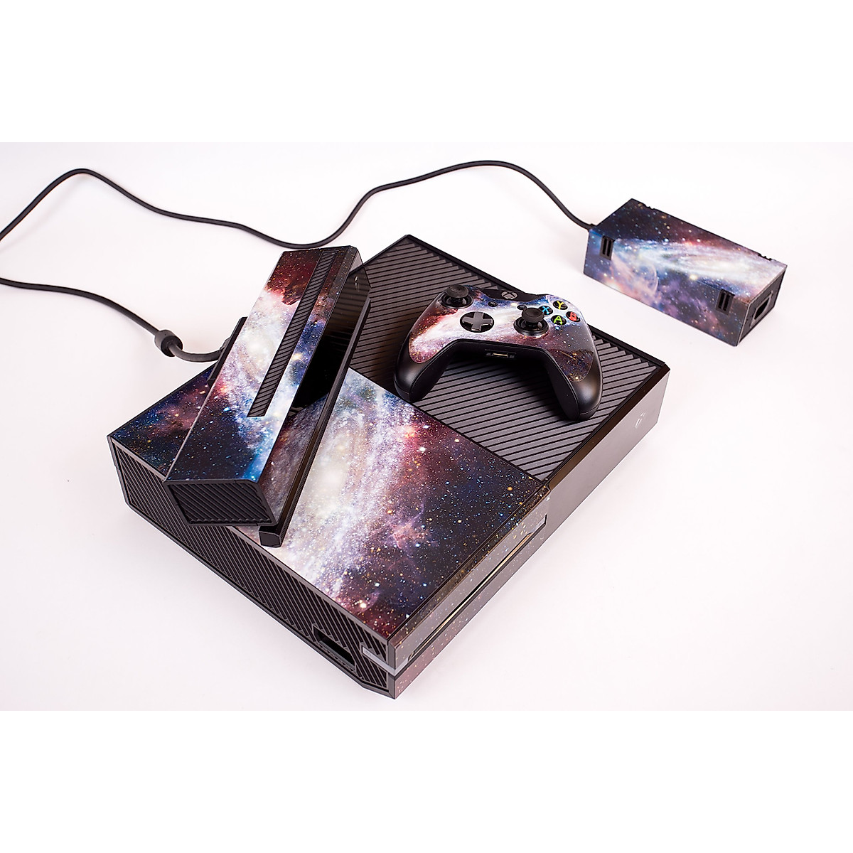 247 Skins Graphics kit Sticker Decal Compatible with Xbox One and Wireless Controllers - Nebula