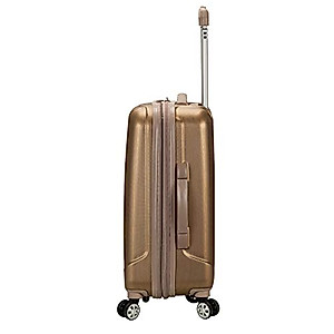 Rockland Santa Fe Hardside Spinner Wheel Luggage, Bronze, Carry-On 20-Inch