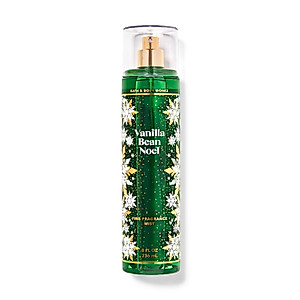 Bath and Body Works Vanilla Bean Noel Fine Fragrance Mist 8 Ounce Full Size Spray Christmas