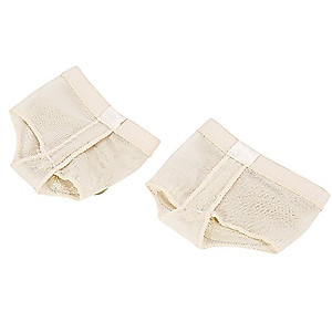 Alomejor Half Dance Paw Pad Shoes, Lyrical Ballet Belly Dance Foot Thongs Sole Forefoot Pads Toe Undies Fitness Accessory(M)
