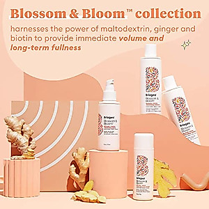 Briogeo Blossom & Bloom Ginseng + Biotin Volumizing Shampoo, Volumizing and Plumping for Fine, Thin, Limp Hair, Vegan, Phalate & Paraben-Free, 8 oz