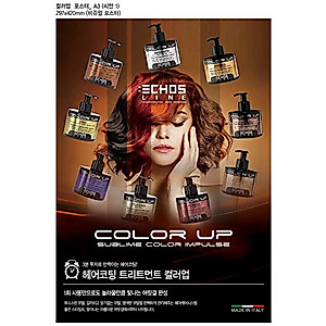 COLOR UP Hair Manicure Coating Treatment 8.45fl.oz/No Ammonia, No Oxident/Made in Italy (Chocolate Brown)