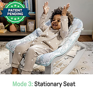 Ingenuity Keep Cozy 3-in-1 Grow with Me Vibrating Baby Bouncer Seat & Infant to Toddler Rocker - Spruce, Newborn and up