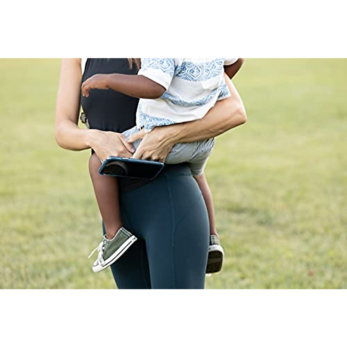 YubiLoop Phone Grip Hook and Foldable Stand (1 Base + 2 Bands) | Universal Selfie Finger Ring Strap with Collapsible Kickstand Loop | Accessories for Smartphones, Tablets and Cases (The Raina)