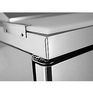 Atosa MPF8203 93" Pizza Prep Table Three Door Refrigerator 2 Year PARTS + LABOR / 5 Year Compressor WARRANTY