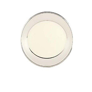 Lenox Ivory Frost Platinum Banded Ivory China 13-Inch Oval Platter