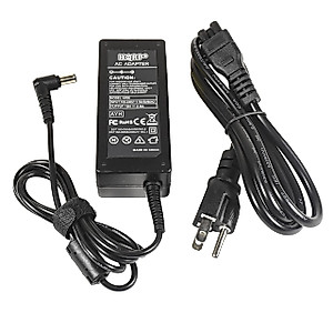 HQRP AC Adapter Compatible with Sony SA-32SE1 SA-40SE1 SA-46SE1 TV Sound Bar System AC-E1826 Power Supply Cord Adaptor Plus Euro Plug Adapter
