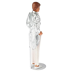 Plymor DSP-5175W White Adjustable Doll Stand, fits 10, 11, and 12 inch Dolls or Action Figures, Waist is 1.75 to 2.25 inches Wide, 5 to 6 inches Around