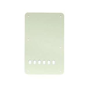 Musiclily Vintage Style Strat Back Plate Tremolo Cover Backplate for Fender USA/Mexican Made Standard Stratocaster Modern Style Electric Guitar,3Ply Mint Green