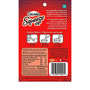 Hartz Delectables Squeeze Up Cat Treat, Tuna, 4Ct by HARTZ