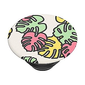 PopSockets PopTop (Top only. Base Sold Separately.): Swappable Top for PopGrip Bases, PopGrip Slide, Otter+Pop & PopWallet+ - Pop Art Monsteras