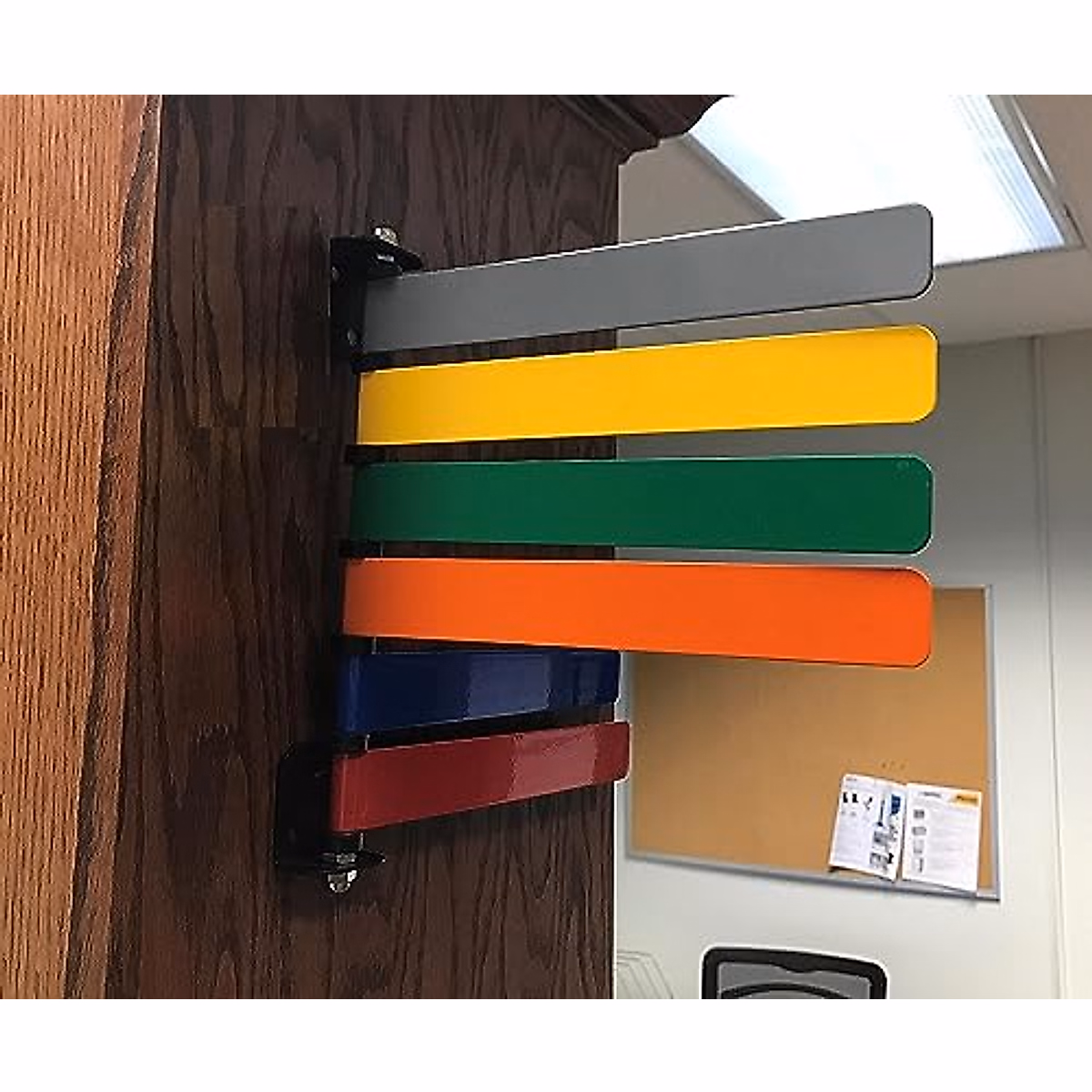 American Made Exam Room Status & Signal Flag System - Door Flags for Medical Office, Quickly Display and Identify Exam Room Signals (High Grade Aluminum)