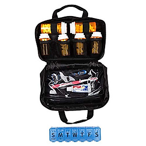 Medicine RX Safe Medication Travel Bag Logo