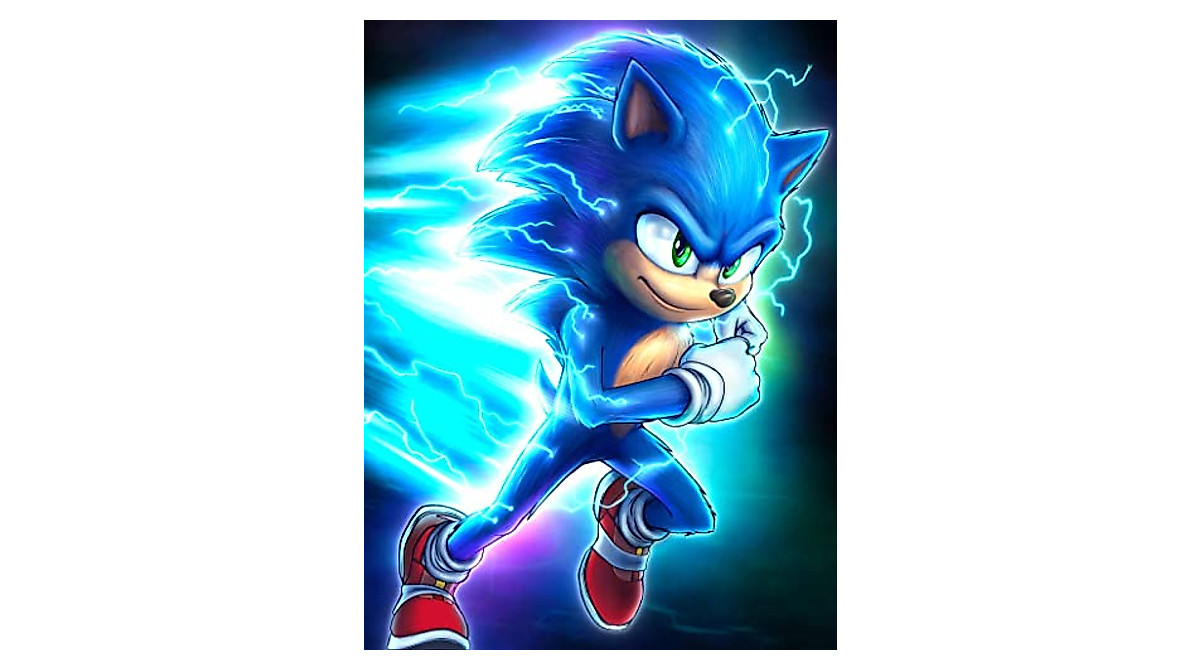 Sonic 5D Diamond Painting Kit for Adults & Kids - DIY Decor