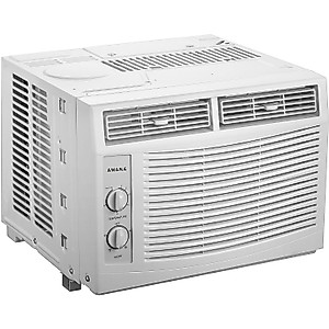 Amana 5,000 BTU 115V Window-Mounted Air Conditioner with Mechanical Controls, White