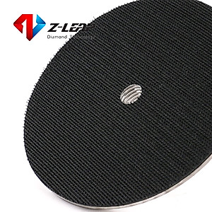 Z-LEAP Aluminum Backer Pad 5 Inch Back Holder for Grinder Sander Polishing Pads Stone Arbor 5/8" 11