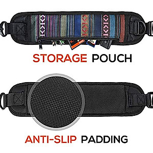 waka Camera Neck Strap with Quick Release and Safety Tether, Adjustable Camera Shoulder Sling Strap for Nikon Canon Sony Olympus DSLR Camera - Retro