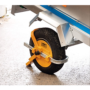 Maypole 8-10 inch Trailer Wheel Clamp, MP9061, Yellow