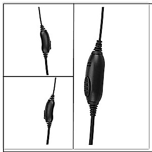 JEUYOEDE CLS1110 D Shape Earpiece Headset with Mic Compatible with Motorola Two Way Radio RMM2050 XU2600 CLS1410 CP200 GP300 PR400