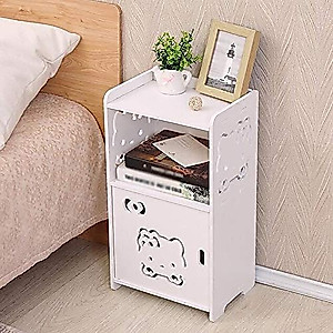 WALNUTA Bedroom Furniture Bedside Table Modern Storage Small Cabinet Assembly nightstand Bedroom Storage Bedside Cabinet