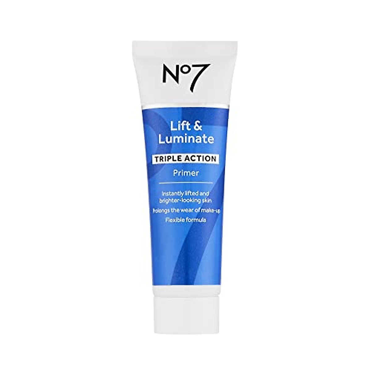 No7 Lift & Luminate Primer - Hydrating Primer with Niacimamide - Creates Smooth Base for Makeup Application & Illuminates Skin Glow (30ml)