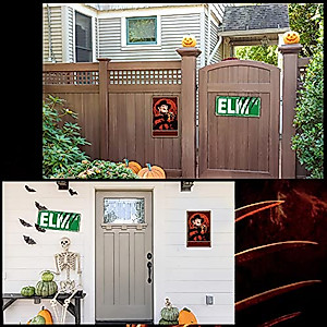 Moriso Horror Movie Tin Metal Signs (2 Packs, 8x12 Inch). Gifts Merch Elm Street Movie Home Decoartions Posters Retro Metal Tin Sign Vintage Aluminum Sign for Home Wall Decor